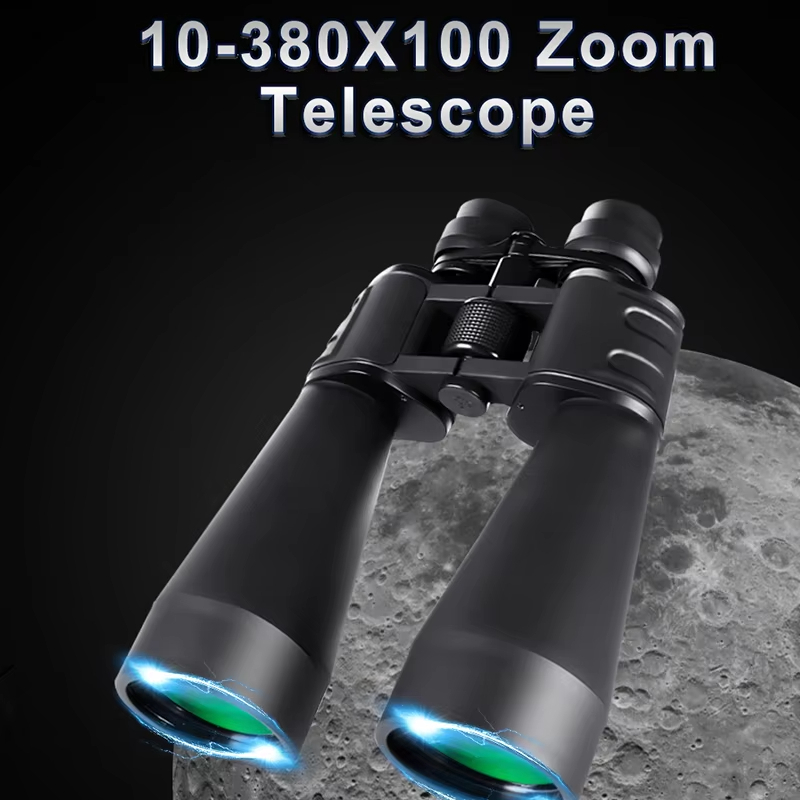 10-380x100 Powerful Binoculars Long Range Telescope Zoom HD BAK4 High ...