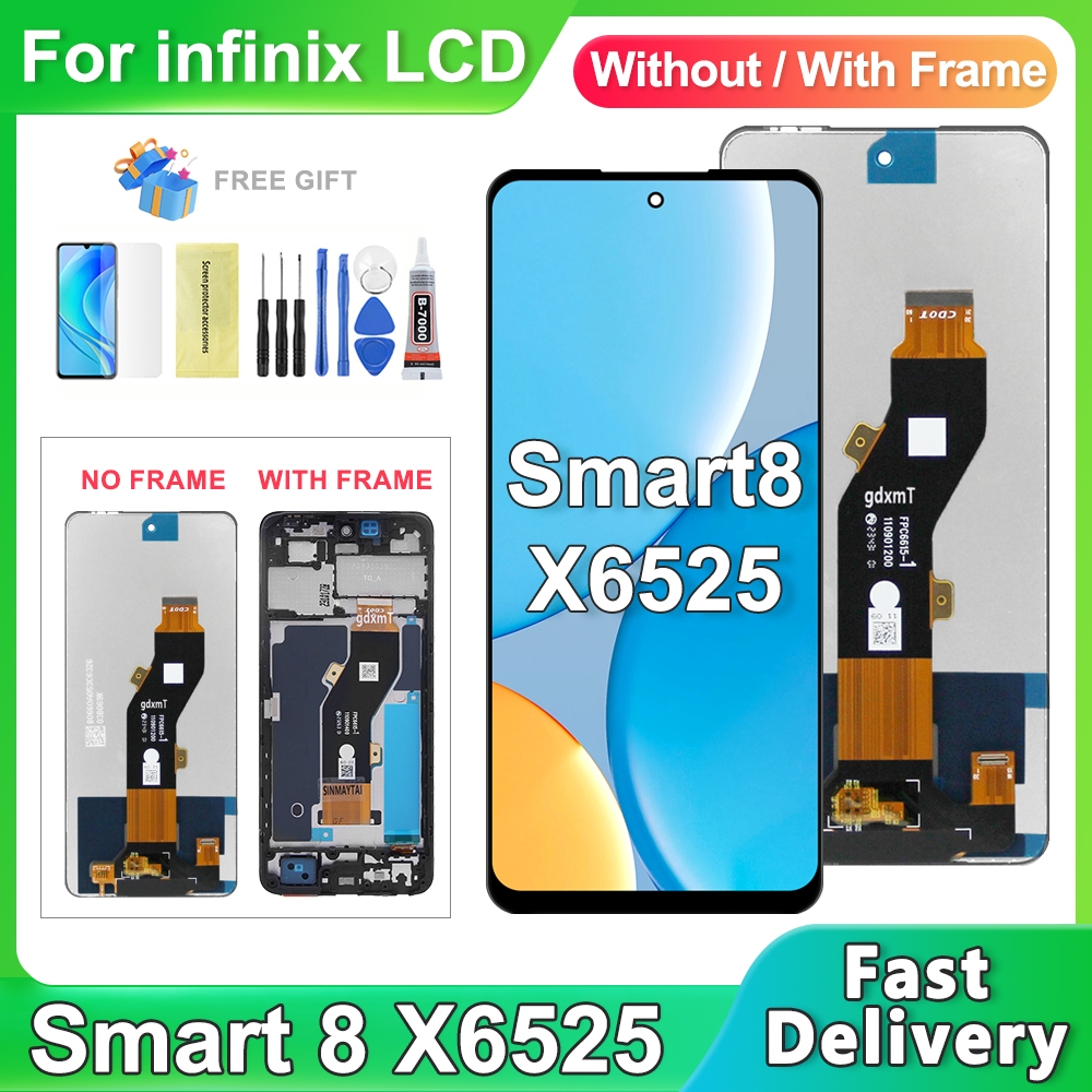 For Infinix Smart 8 /Smart 8 HD/ Smart 8 Pro LCD Display Touch Screen ...