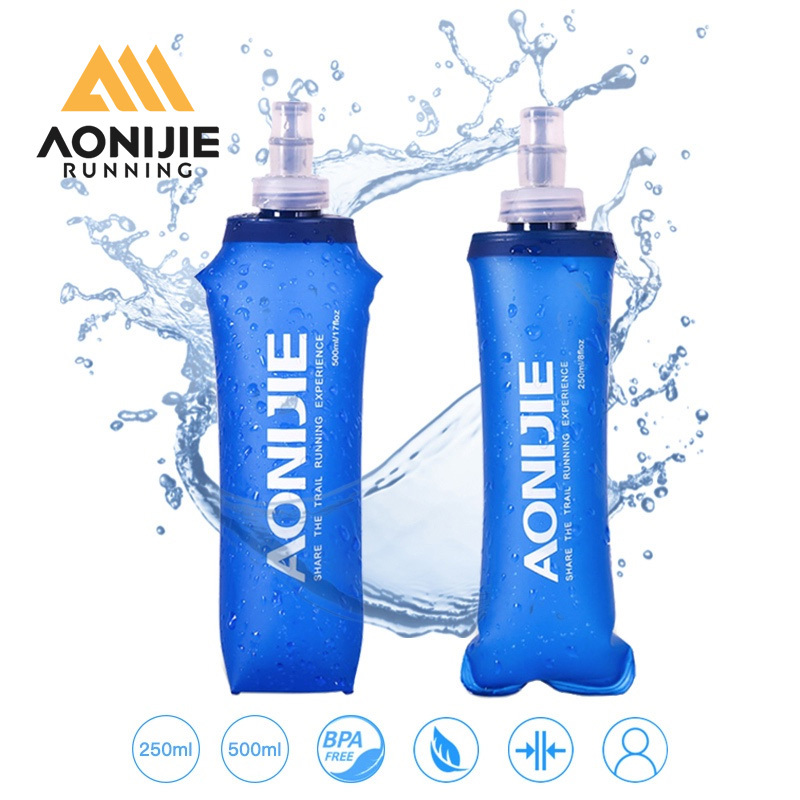 AONIJIE SD09 SD10 TPU Soft Flask 250ML 500ML Running Collapsible Water ...