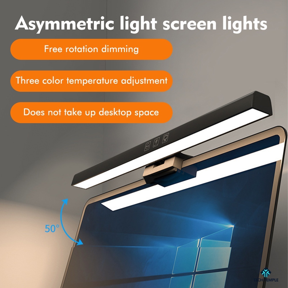 50/35cm Monitor Light Bar LED Laptop PC Screen Light Dimmable Eye ...