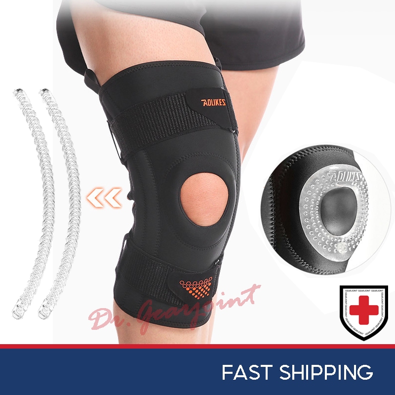 Knee Brace Support with Spring Side Stays for Knee Stability, Patella ...