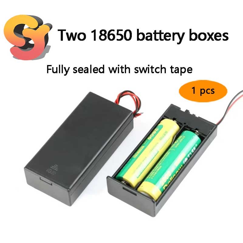 [Ready Stock Supply] 1pcs High-Quality 18650 Battery Box 2 Sections ...