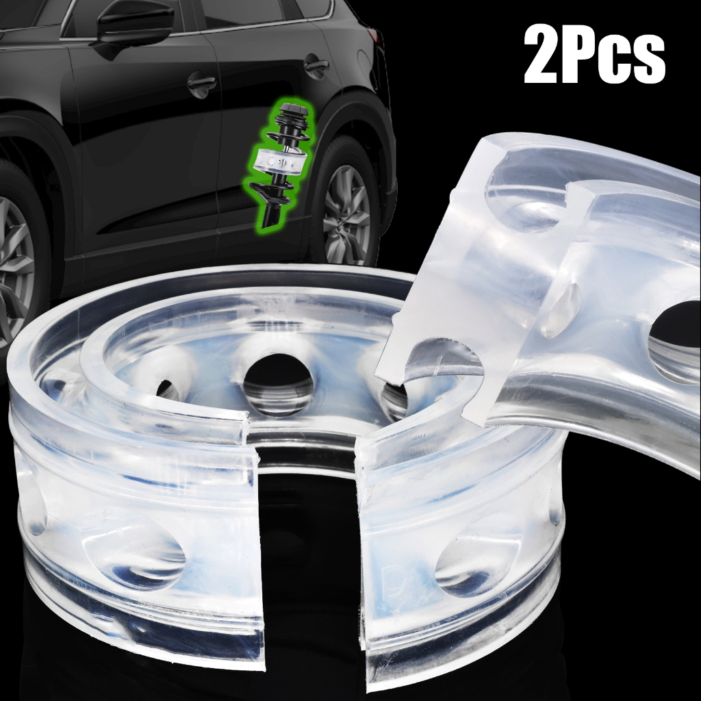 2PCS 21mm/38mm Universal Car Spring Buffer Absorbers Coil Urethane ...