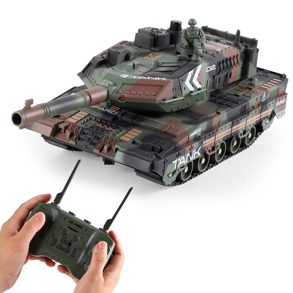 Remote Control Car Gel Water Bullet Tank Battle Game 2.4Ghz Toy Tank ...