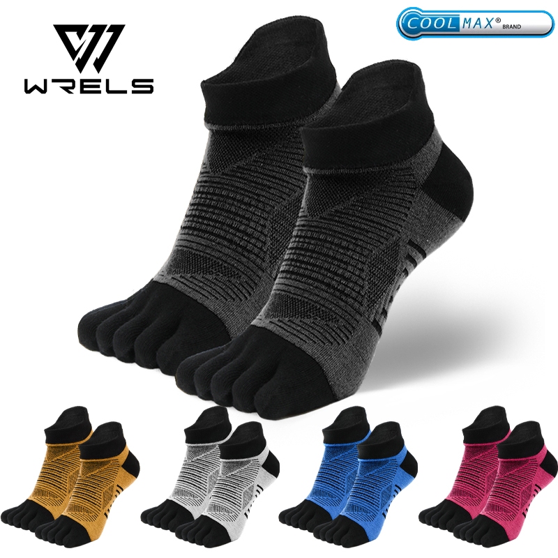 WRELS Running Toe Socks Marathon Cross-Country Running Breathable Non ...
