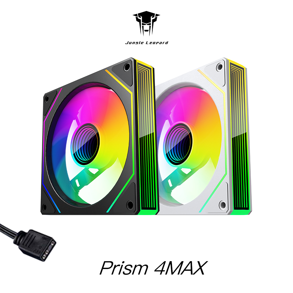 Jungle Leopard Prism 4MAX ARGB CPU Fan 120mm 5V 3PIN ARGB 4PIN PWM ...