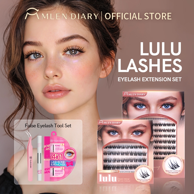 MLEN DIARY LULU Lashes Dense DIY Eyelash Lift Suitable For Beginners ...