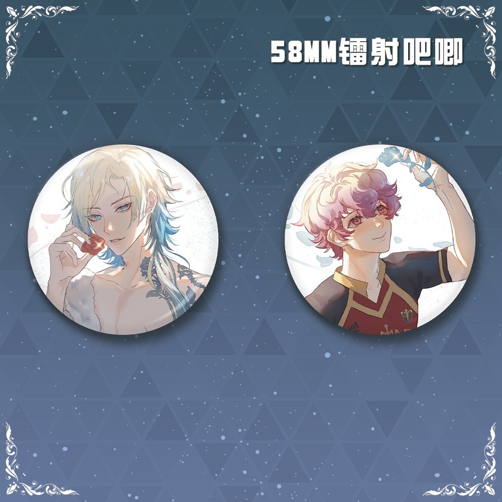 Anime Blue Lock Michael Kaiser Alexis Badge Button Brooch Pins Cosplay ...