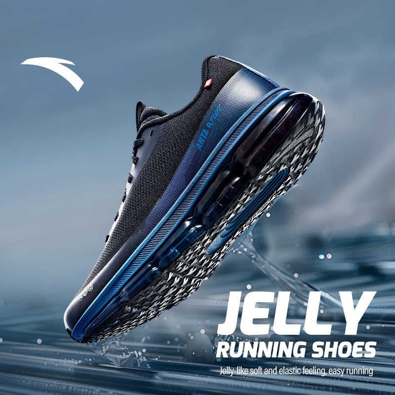 ANTA Men A-Jelly Running Shoes Elastic Waterproof Walking Fitness ...
