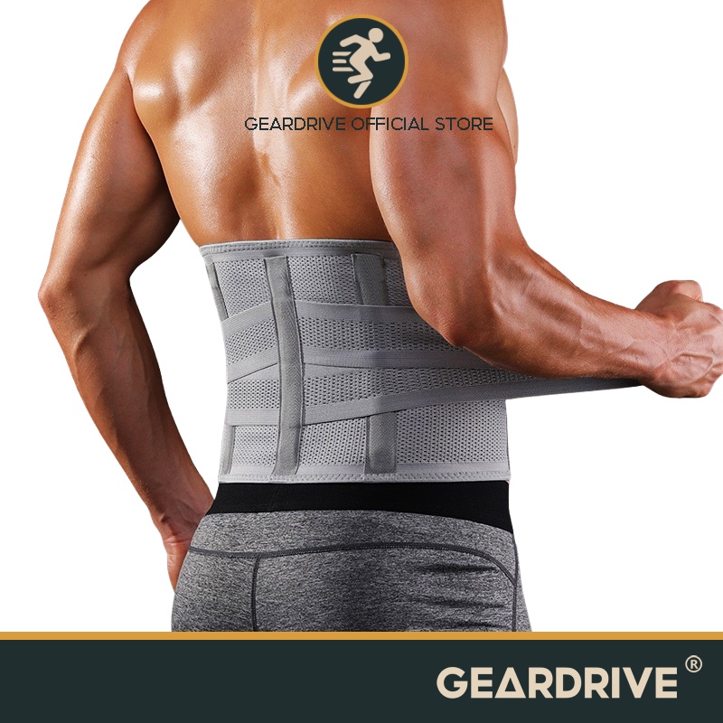 Breathable Back Brace for Relieve Lower Back Pain - Back Support Belt ...