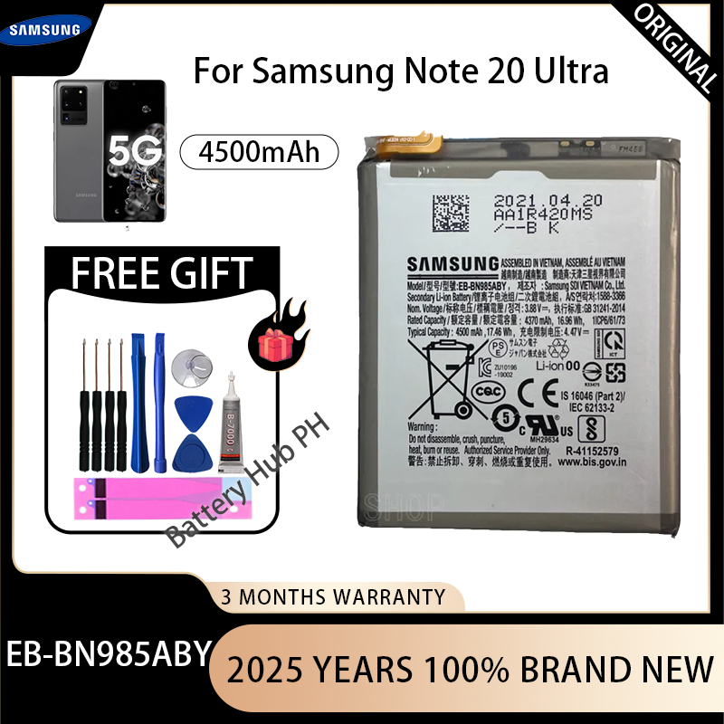 SAMSUNG Orginal EB-BN985ABY 4500mAh Replacement Battery/For SAMSUNG ...