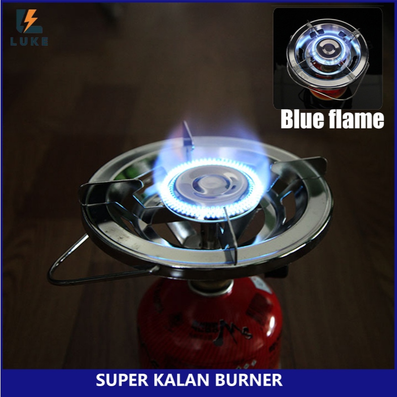 Super kalan integrated burner gas stove portable stainless steel ...
