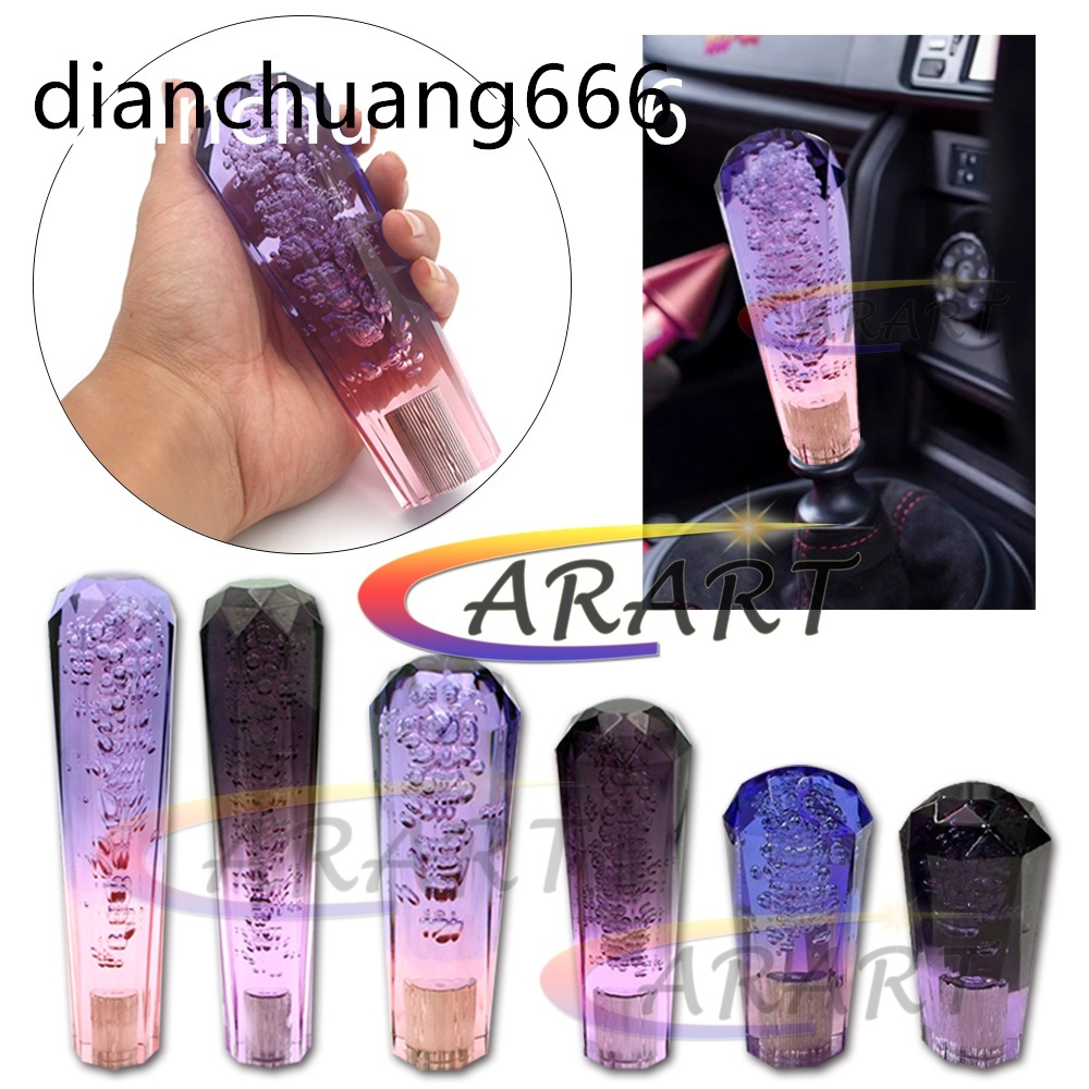 10/15/20CM Purple Color Style Car Gear Shift Knob Manual Shifter Stick ...