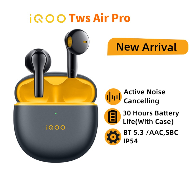 VIVO IQOO TWS Air Pro TWS Earphone Active Noise Cancelling Wireless ...