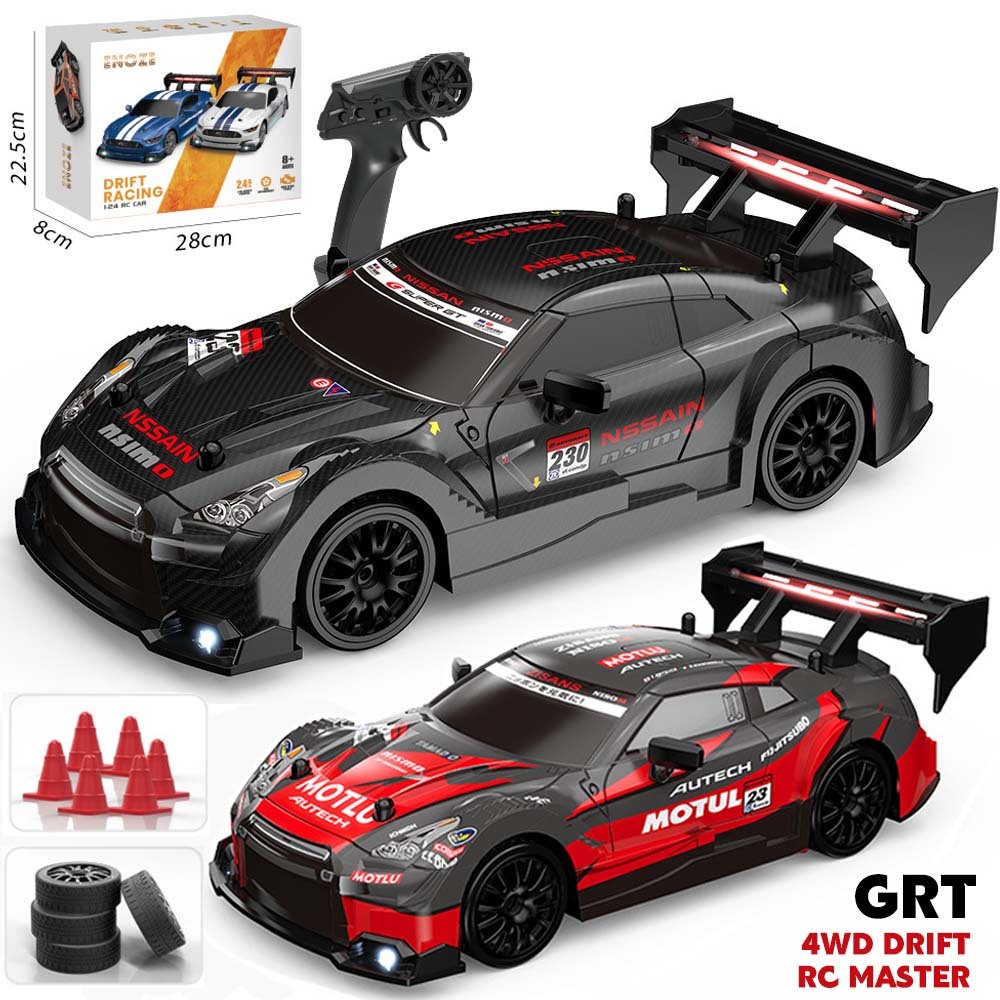4WD RC Racing Drift Car Toy GTR Ford Mustang Model Off-Road Sport Car 2 ...