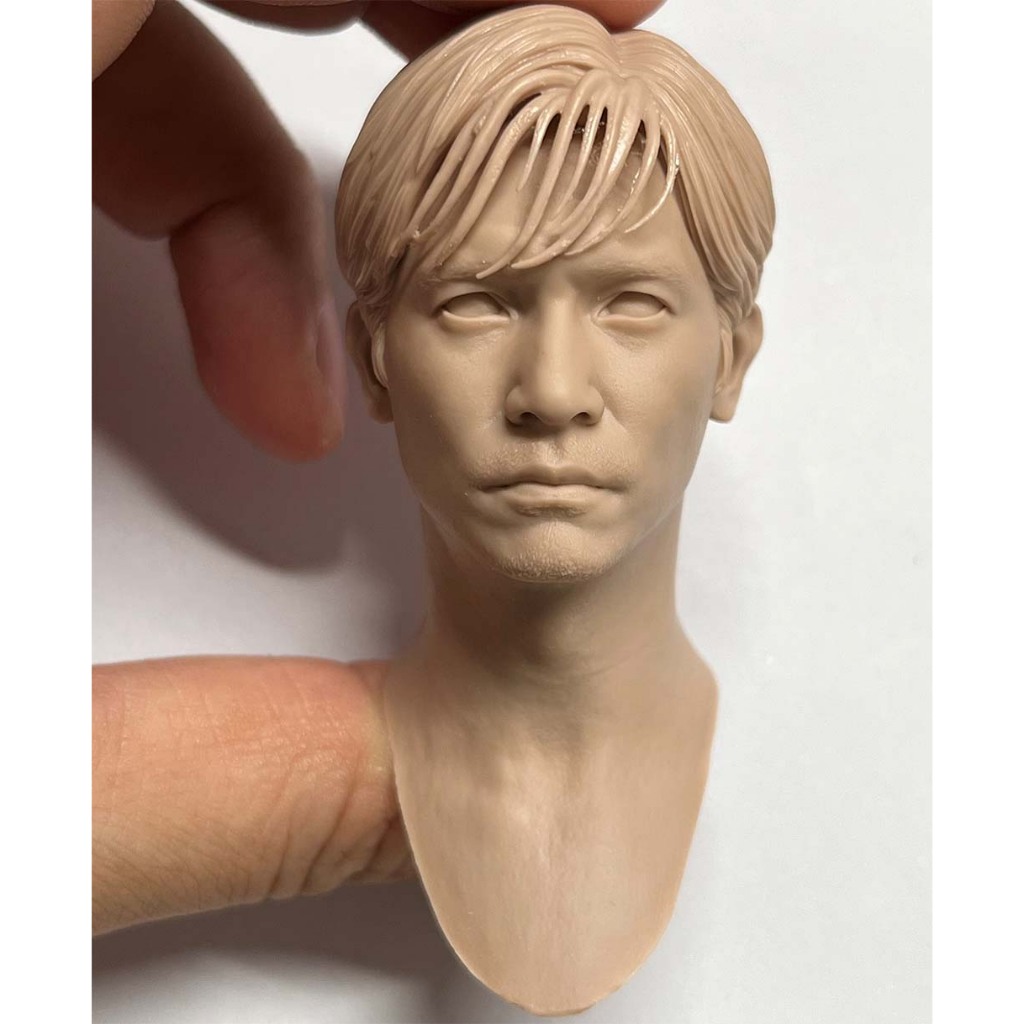 Unpainted 1/6 Scale Chinese Actor Tony Leung Chiu Wai Head Sculpt Model Fit For 12 inches Male ...