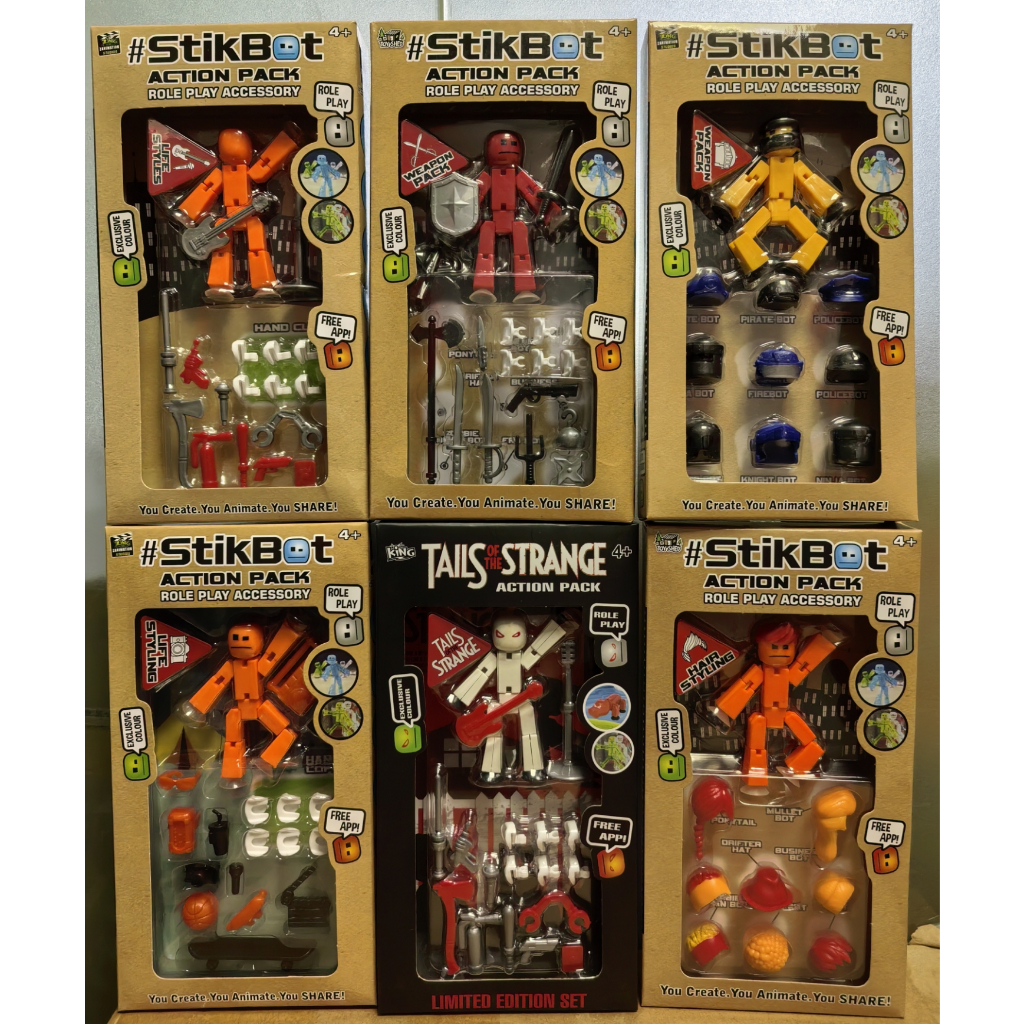 stikbot puppet sucker joint puppet freeze Action Figure Filming ...