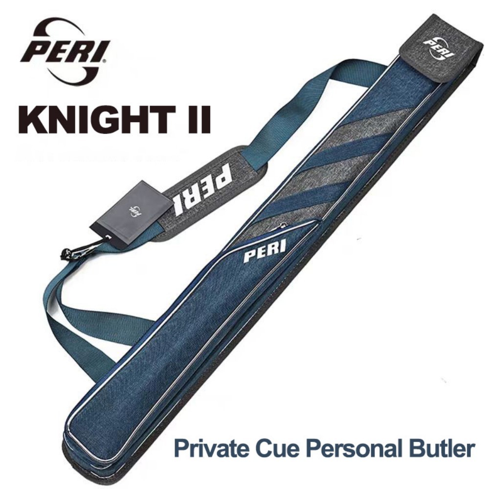 PERI Original Hard Cue Case Knight II for Pool Cue Stick 2 Holes 1 Butt ...