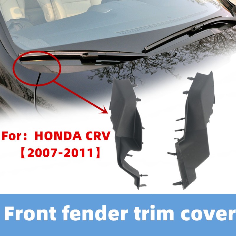 For CRV Engine Hood Hinge Cover Cap/Side Windscreen Grille Cover For ...