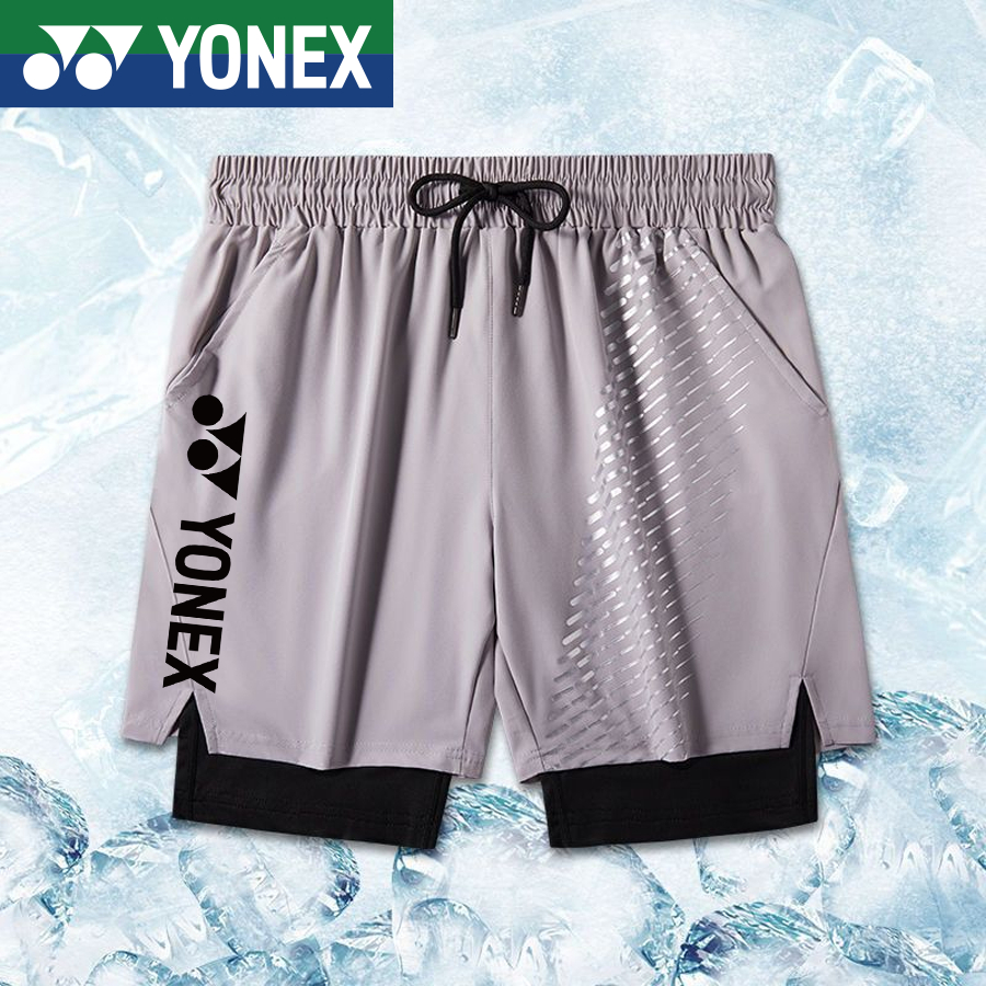 Yonex Shorts Double layer Badminton New YY Sports Match Shorts Unisex ...