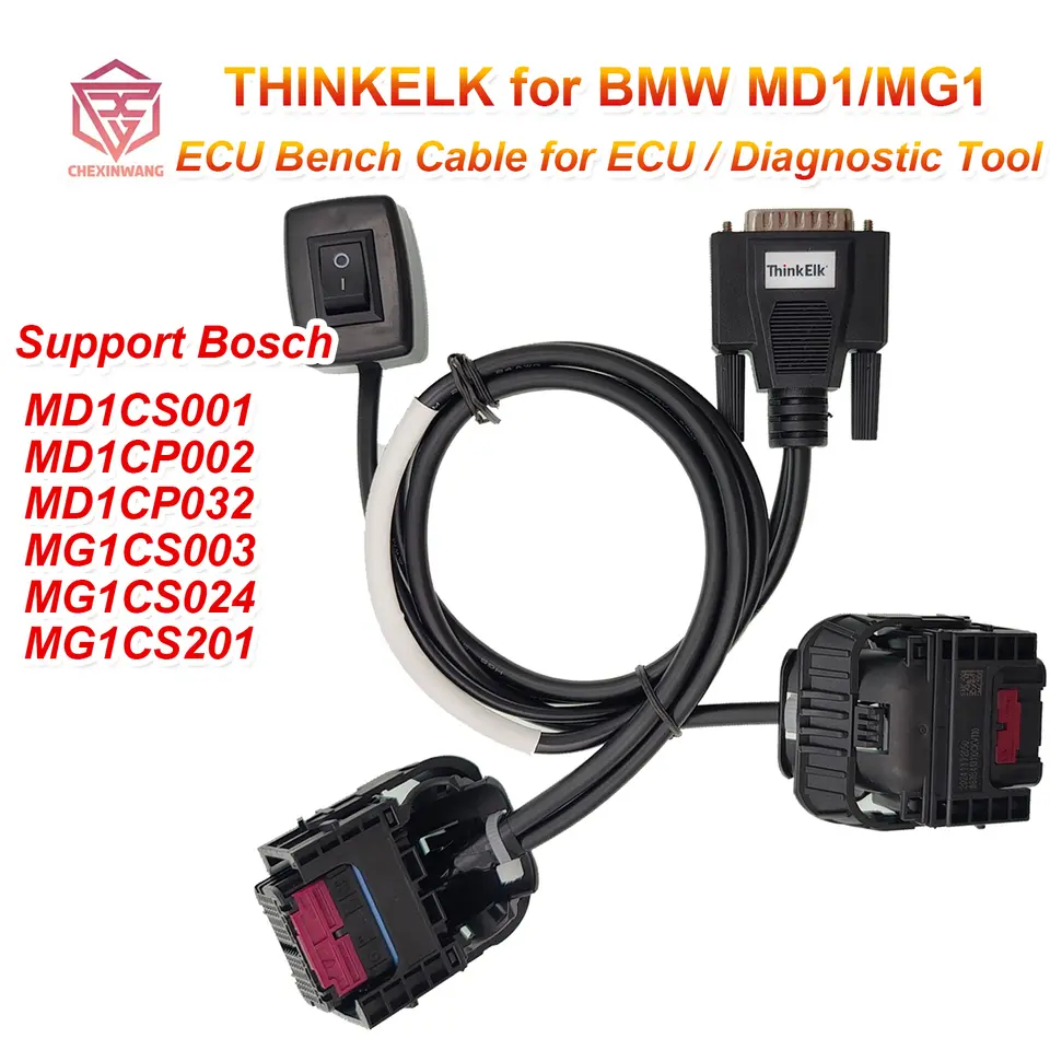 THINKELK MD1/MG1 for BMW ECU Bench Cable for Bosch MD1CS001/MD1CP002 ...
