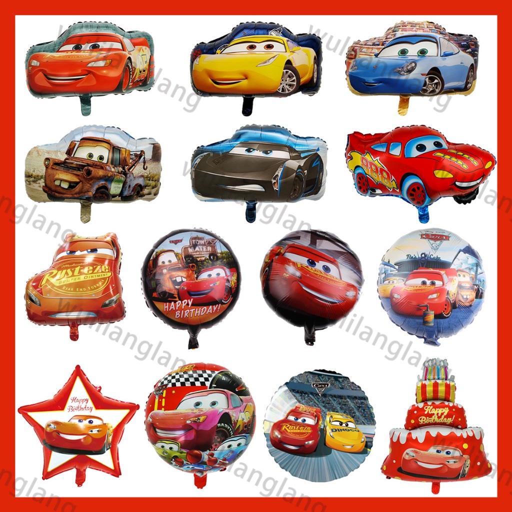 New CarS balloons Cars birthday balloon set suitable for boys' birthday ...