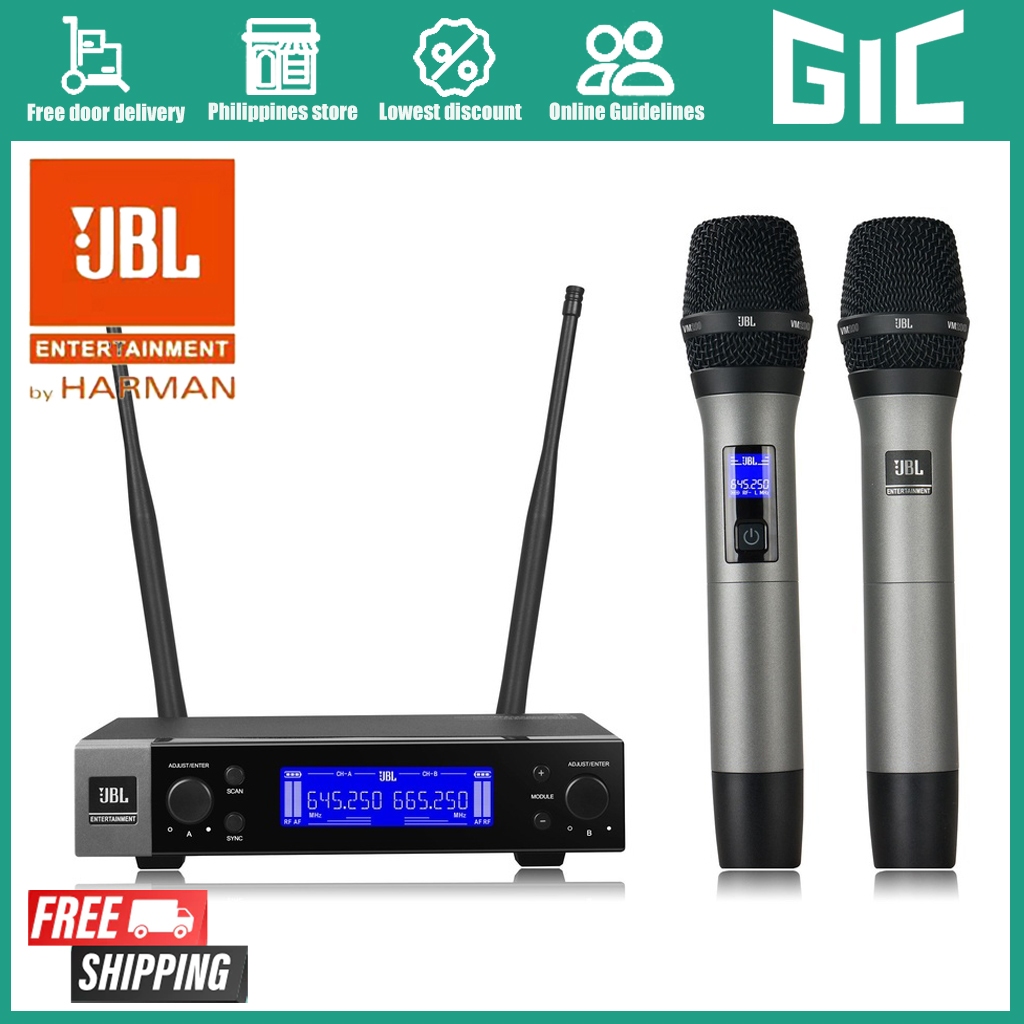 JBL VM-200/VM-300 High Quality Professional UHF Wireless Microphone ...