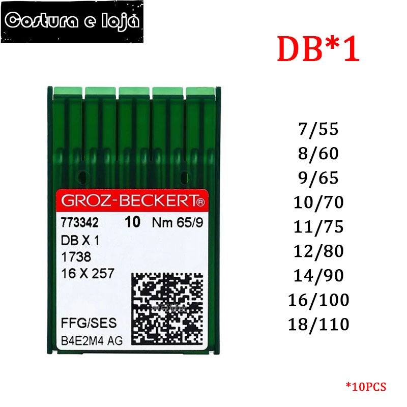 10PCS DBX1 16x257 Groz-Beckert Sewing Machine Needles For Industrial Lockstitch Machines ...