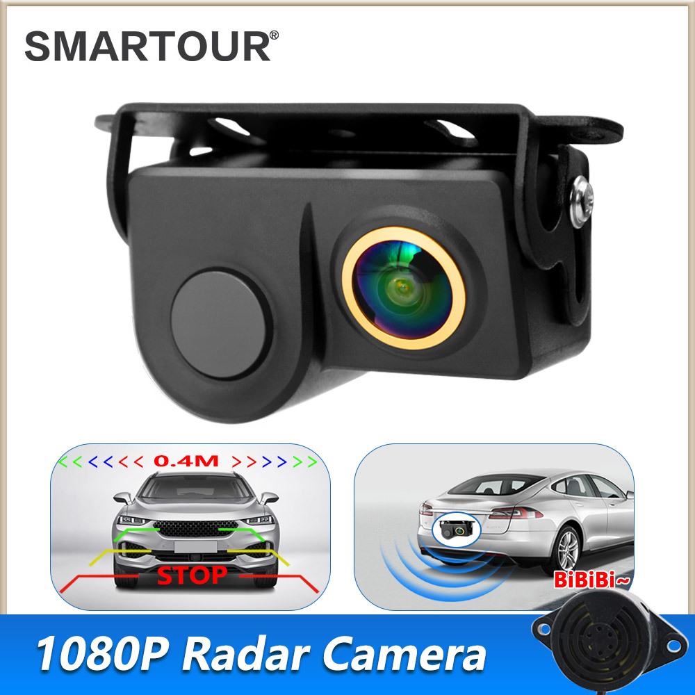 Smartour HD Car Rear View Camera 2 in 1 Parking Radar Detector Sensor ...