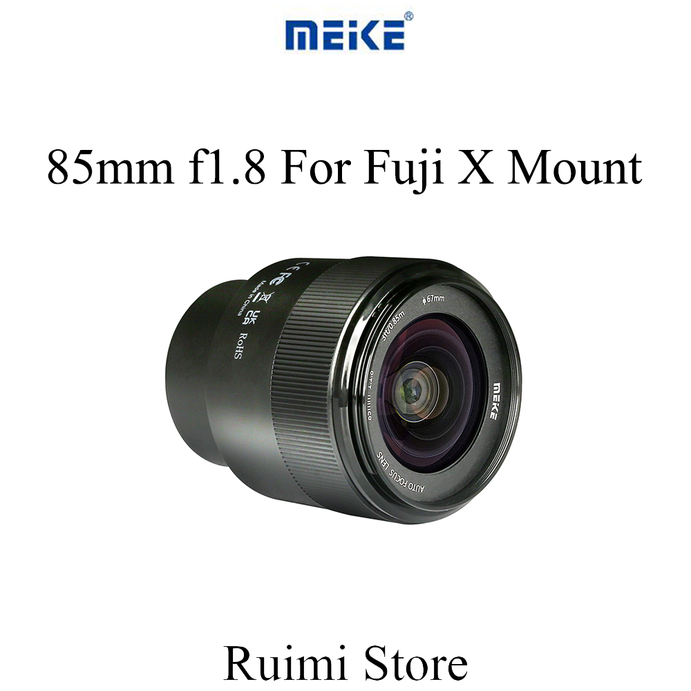 Meike 85mm F1.8 Auto Focus Medium Telephoto STM Lens for Fuji X-Mount ...