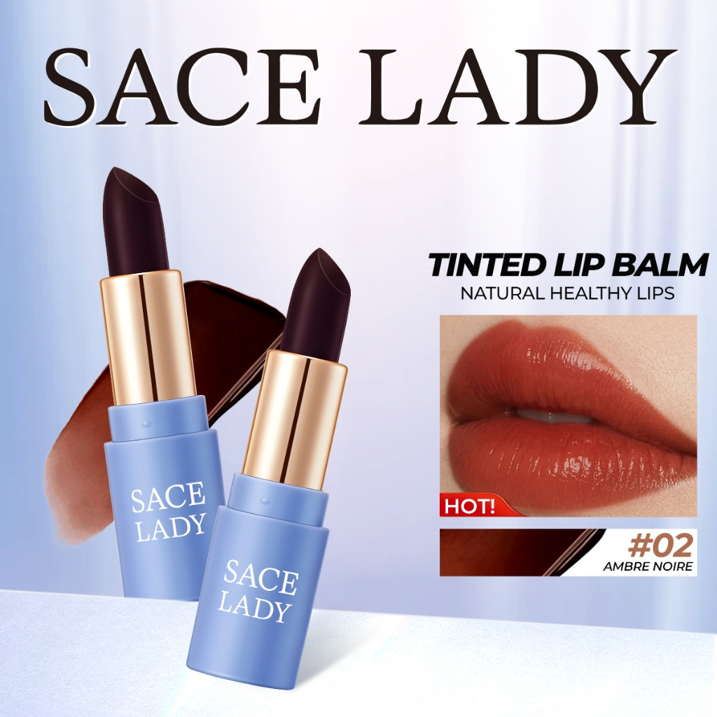 SACE LADY Tinted Lip Balm Long Lasting Moisturizing Lip Tint ...