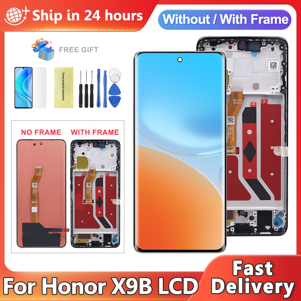 AMOLED For Honor X9b LCD ALI-NX1 Display Support 120hz With Frame Touch ...