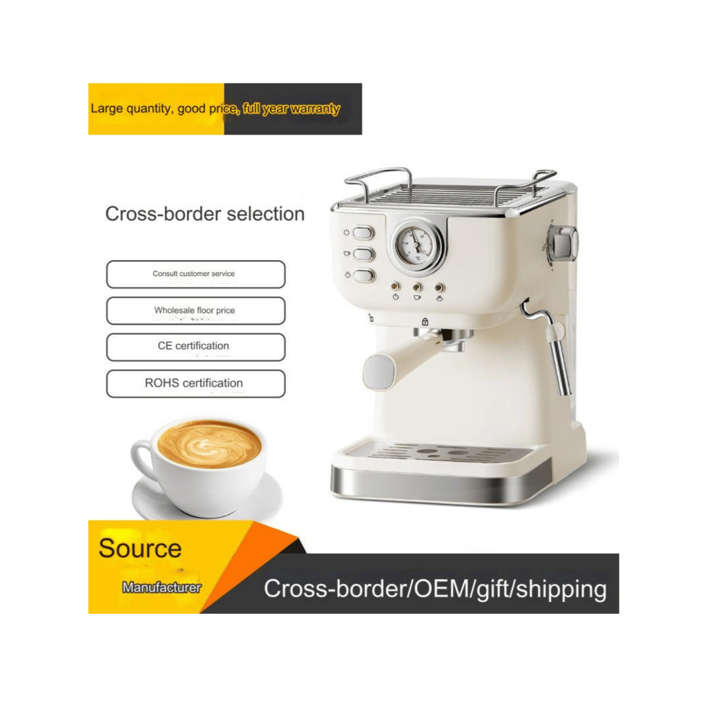 Italian semi-automatic 1050W espresso machine 20 bar, espresso machine ...