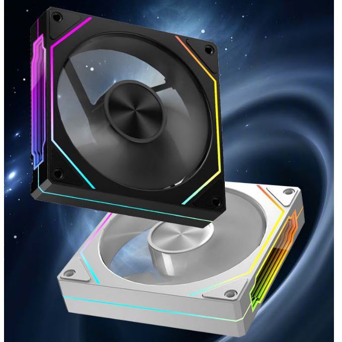 PowerTran Prism 5 Pro 120mm fan PWM ARGB fan for PC cases and coolers ...