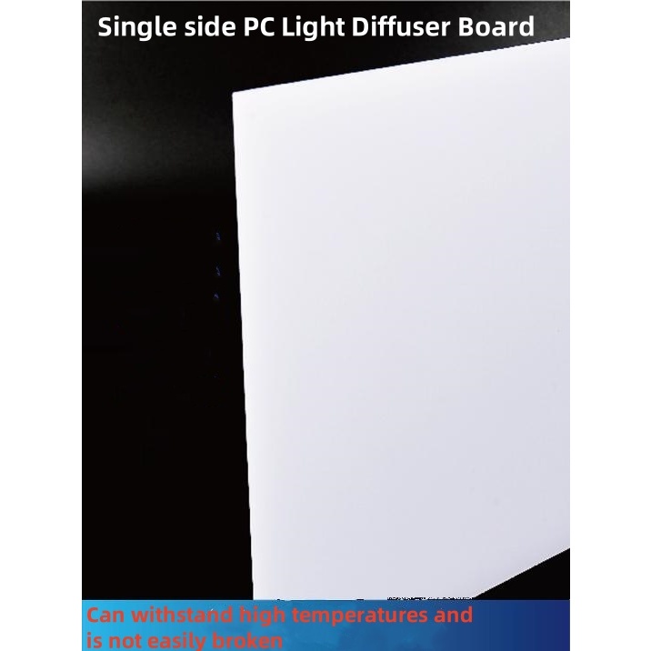 Width200 300 400 500 600mm Single sided frosted PC diffusion board ...