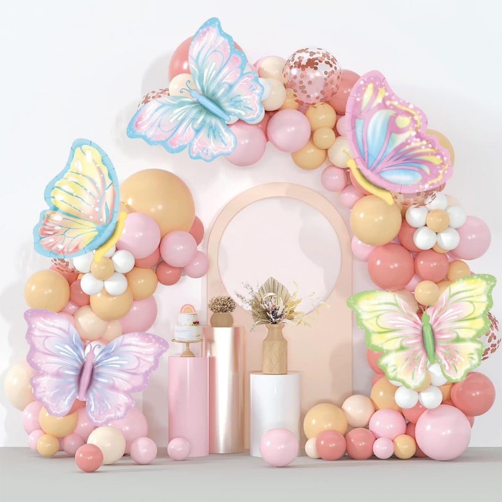 Butterfly Balloons Birthday Balloons Giant Butterfly Foil Mylar Balloon ...
