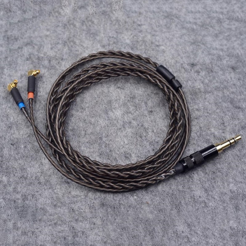1.2m Oxygen free copper Silver Plated Earphone Cable Balance cable for ...