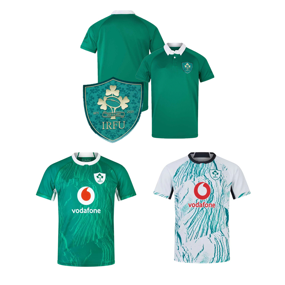 Ireland 150th Anniversary Edition rugby jersey 2025 rugby shirt ...