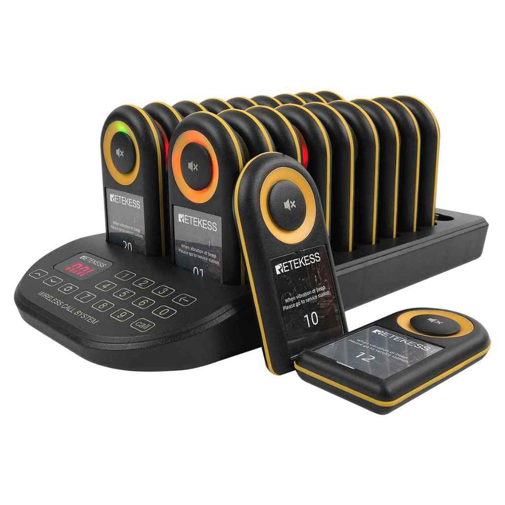 Retekess TD169 IP67 Waterproof Wireless Restaurant Pager System Long ...
