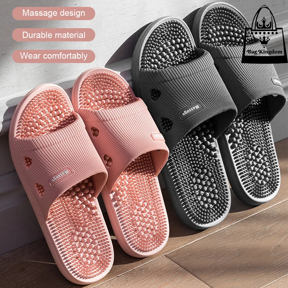 New Foot Massage Slippers Men's Slippers Summer Indoor Non-slip ...