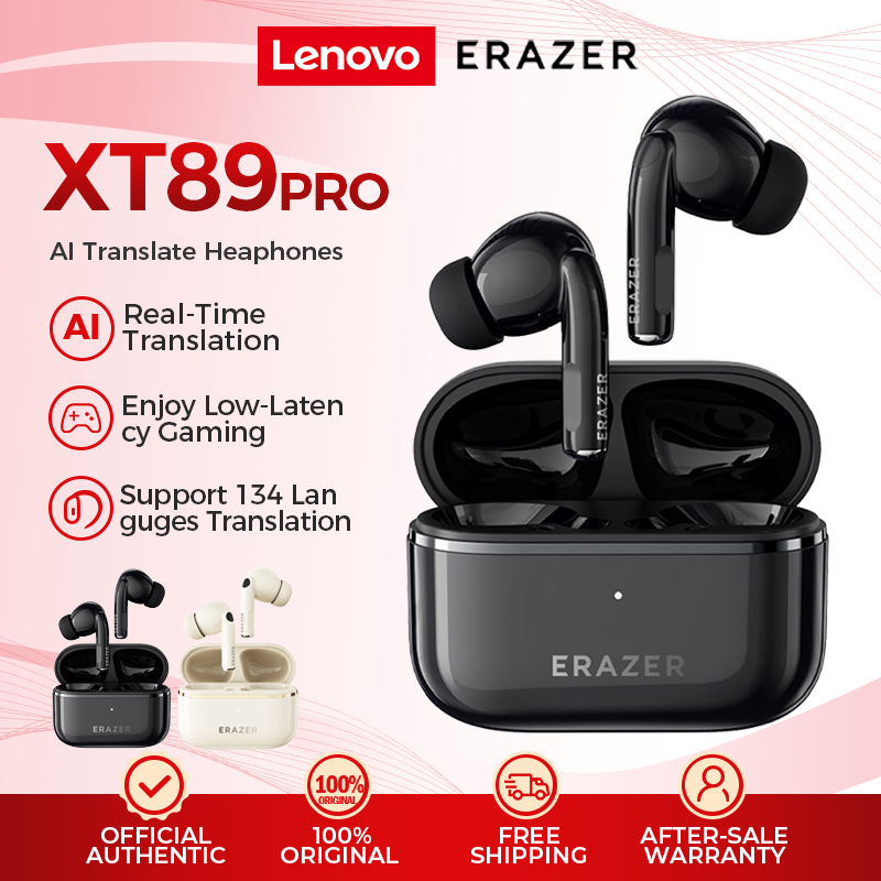 Lenovo Erazer XT89 PRO Ai Earbuds AI Smart Real-Time Translation ...