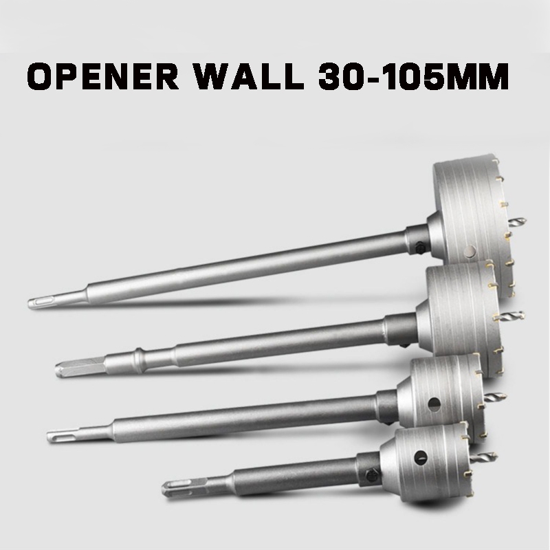 Hole Opener Wall Penetrating Set 30-105MM Wall Concrete Cement Hammer ...