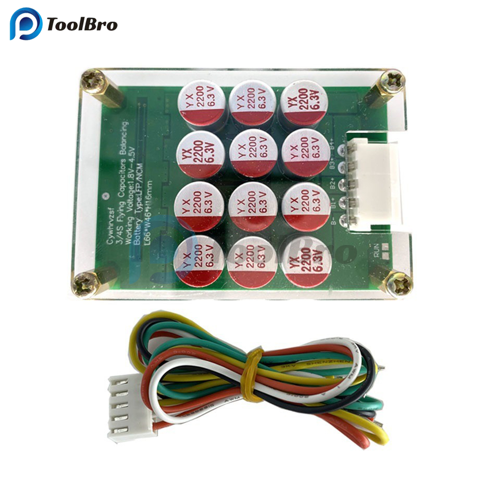 5.5A BMS 4S Active Balancer Equalizer Board Li-ion Lifepo4 18650 ...