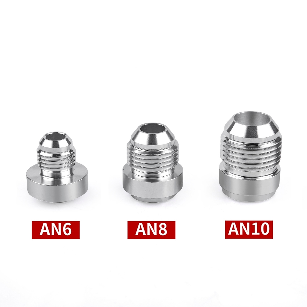 6AN/8AN/10AN Male Weld on Bung Fitting Aluminum Adapters | Shopee ...