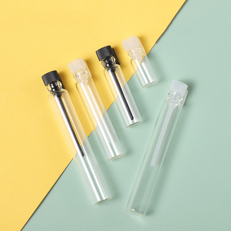 10 pcs 2/3ml Mini Glass Perfume Small Sample Vials Perfume Bottle ...