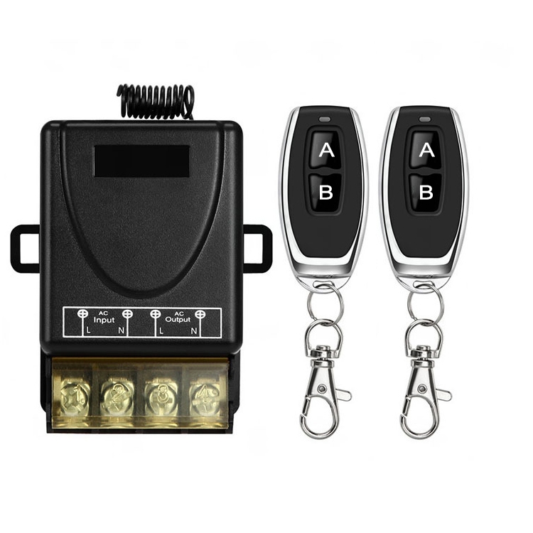 30A Controller Remote control wireless switch 433MHz AC 220V 30A LED ...