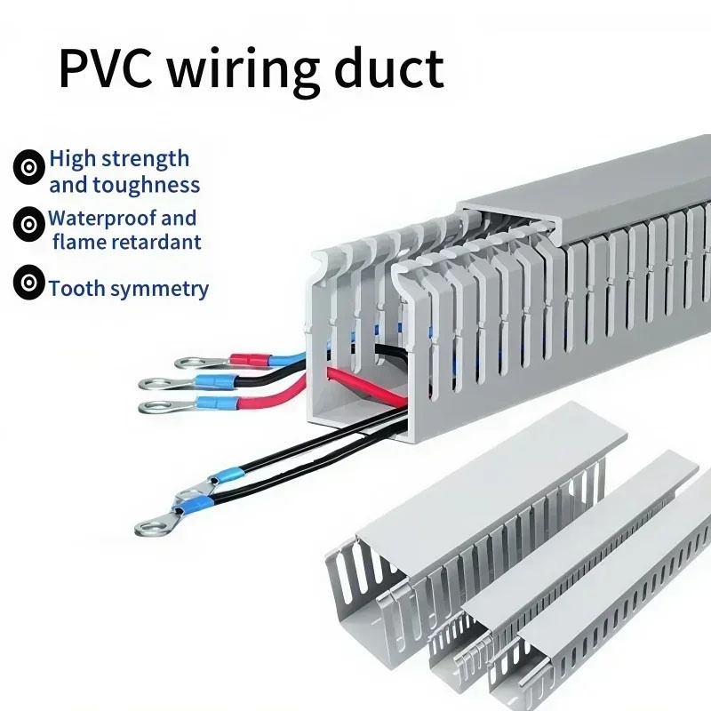 PVC Cable Management Tray Home Office Desk Wire Organizer Industrial ...