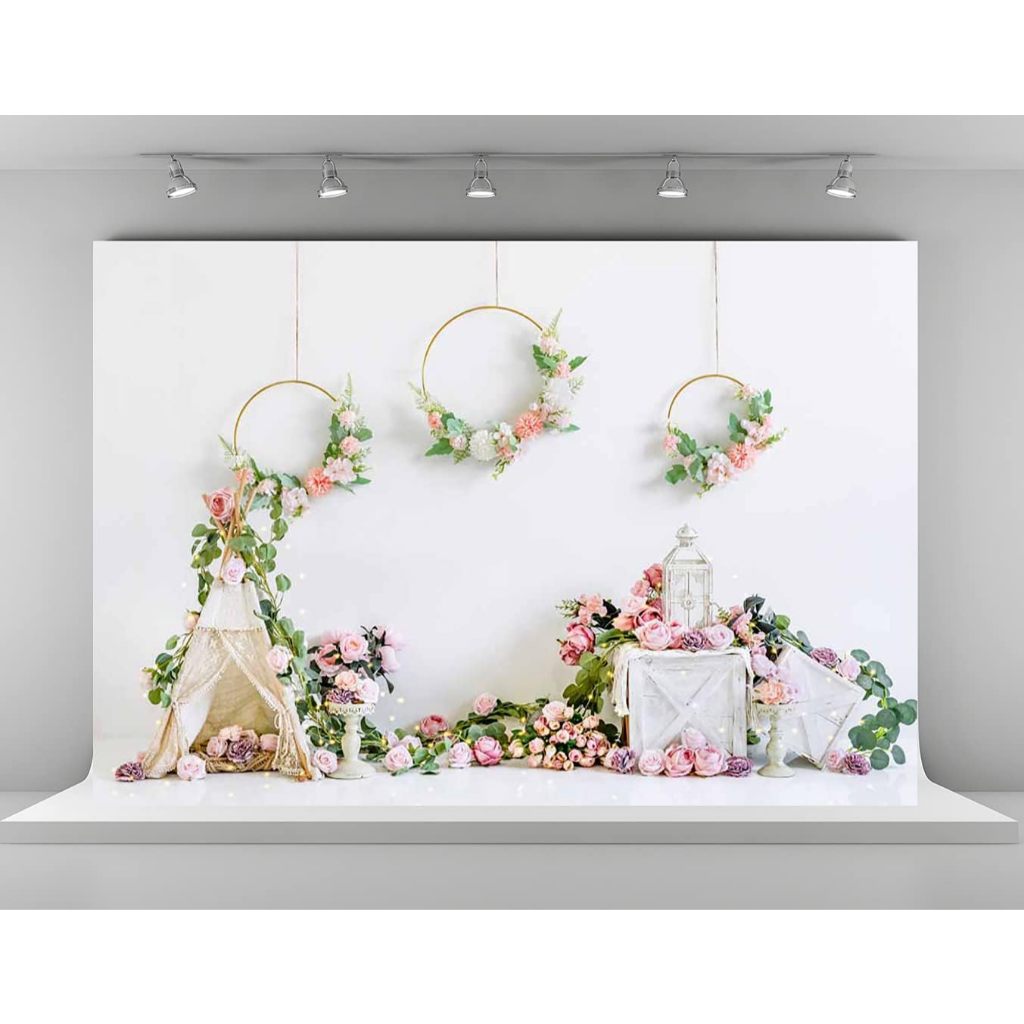 Spring Garden Flowers Photography Backdrops for Photoshoot Camp Tents ...