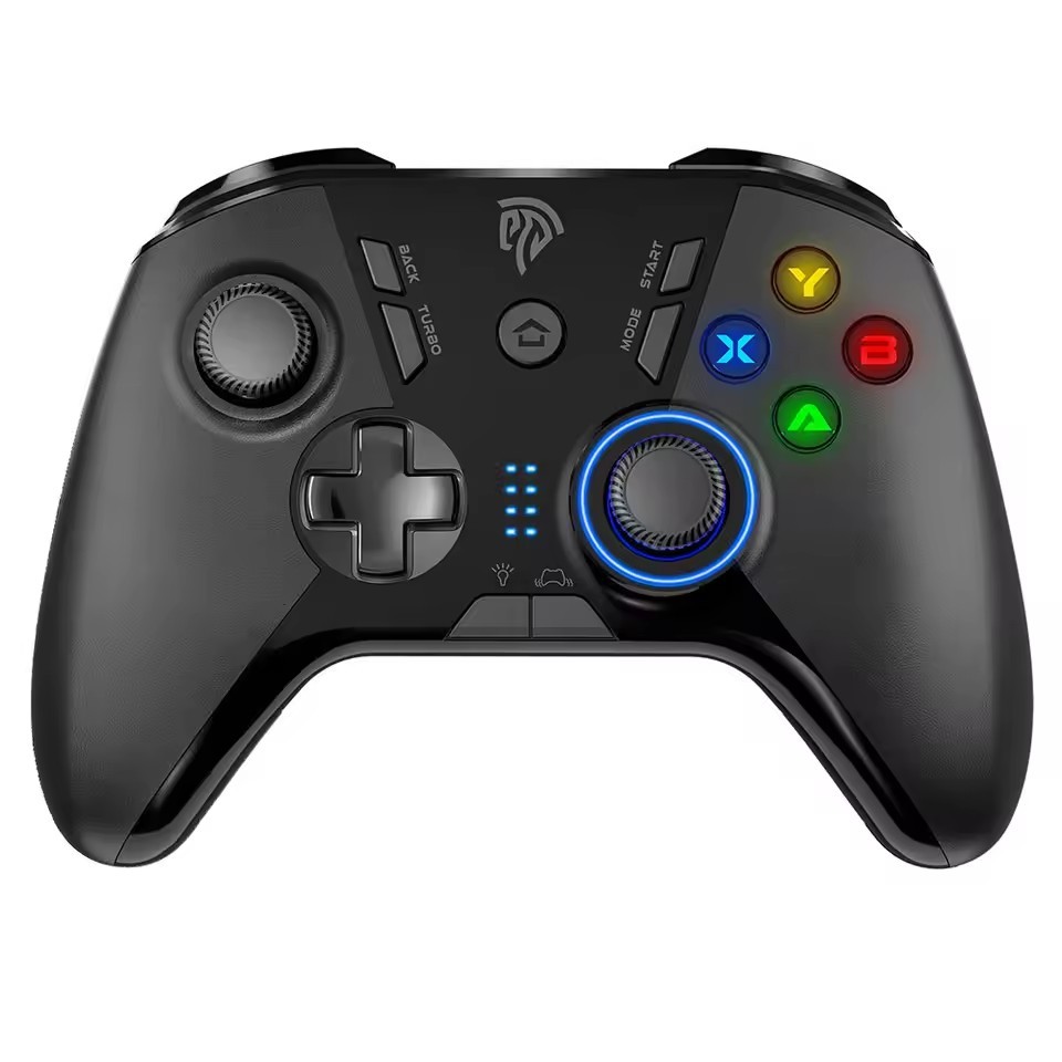 EasySMX 9110 Wireless Gamepad, 2.4G PC Controller with Customized Buttons Joystick for PC ...