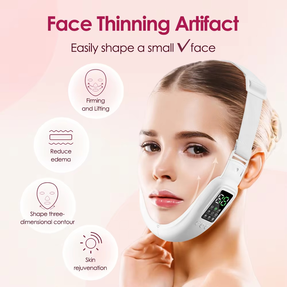 Face Lift Massager Portable Facial Massage Device Rechargeable LED ...